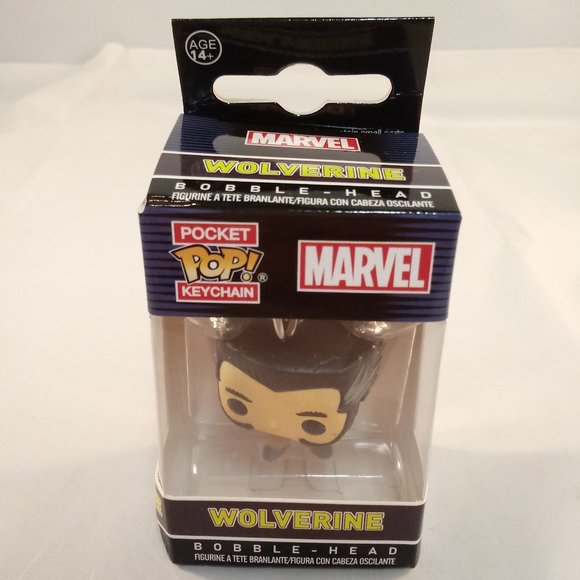 Funko | Accessories | Funko Wolverine Marvel Pocket Pop Key Chain Ring ...